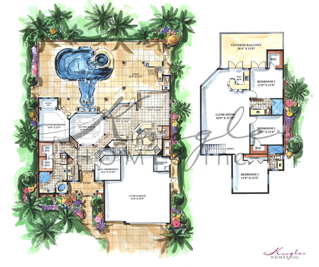 A part of our Legacy, The Grand Cayman II Home Design - Koogler Homes
